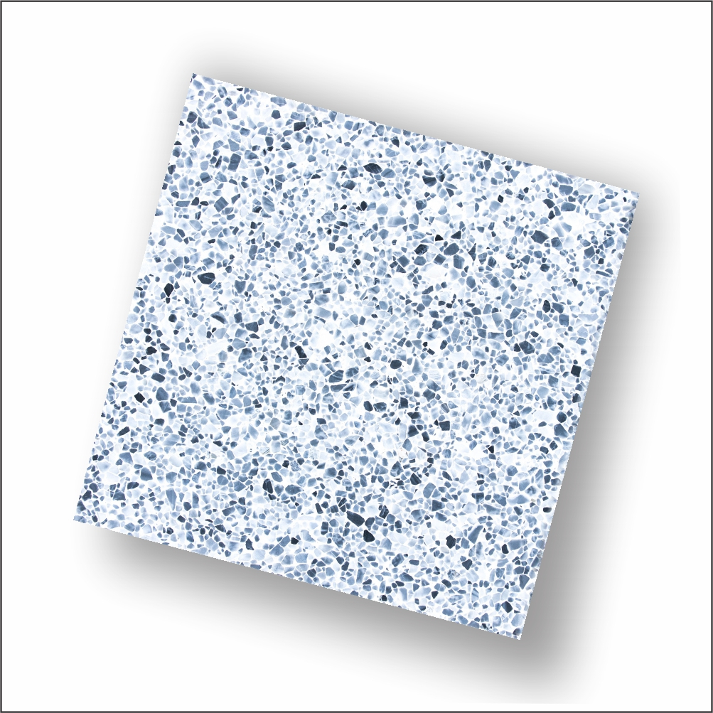 Vinil Adesivo Chão Parede Antiderrapante Granilite Terrazzo Azul ...