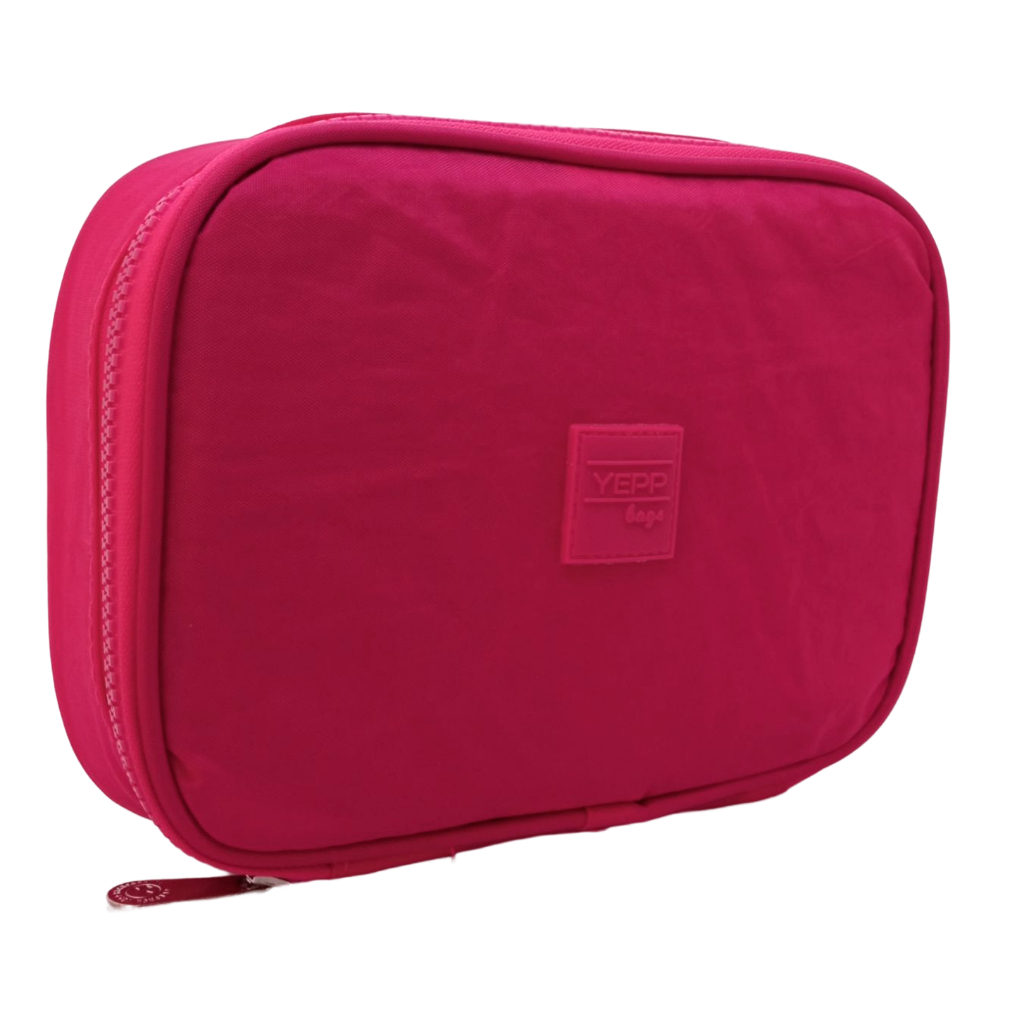 Estojo Nylon Box 100 Pens Grande Yepp Com 2 Divisórias Modelo Organizador de Lápis Escolar ...