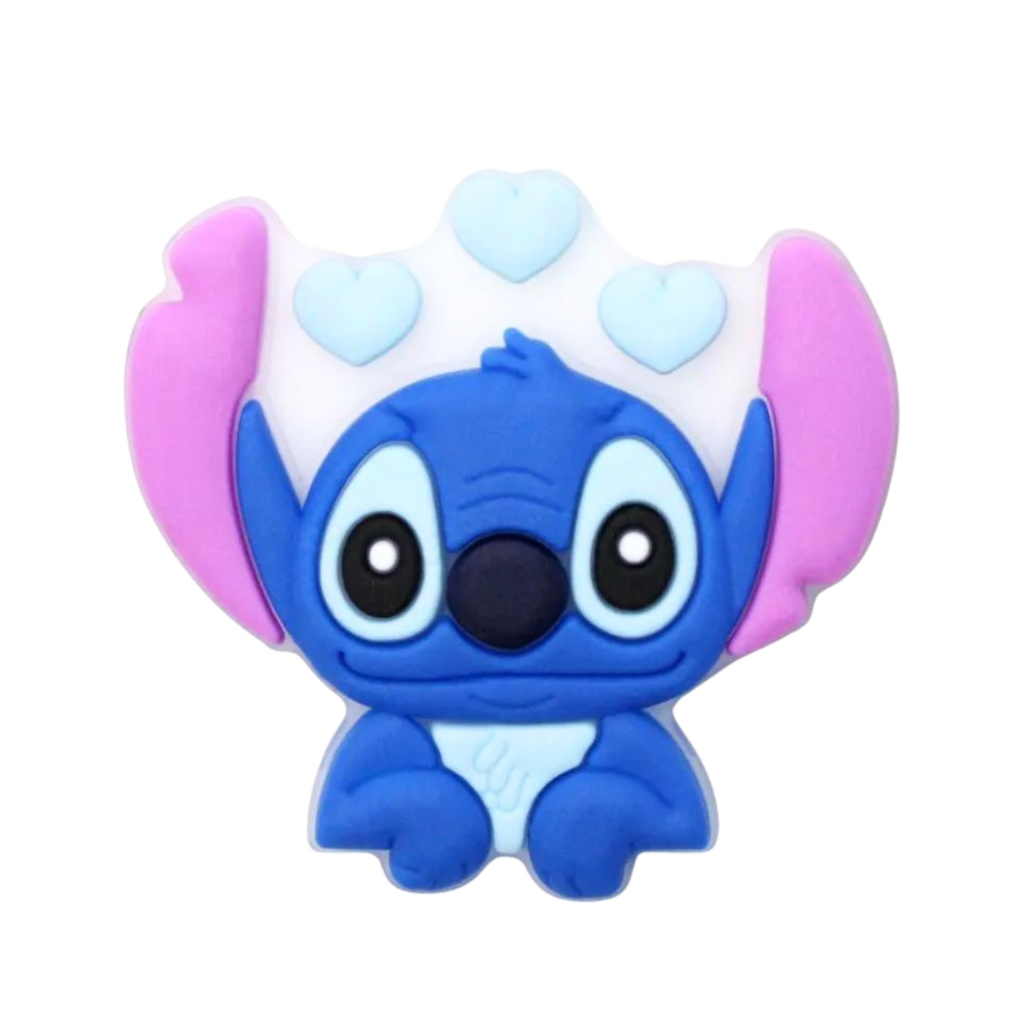 Kit 5 Apliques Emborrachado Stitch | Shopee Brasil