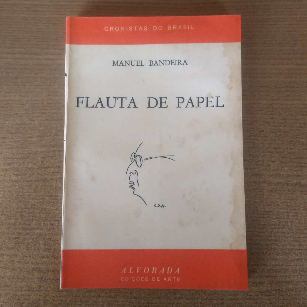 Livro Flauta de Papel - Manuel Bandeira (1ª Edição) | Shopee Brasil