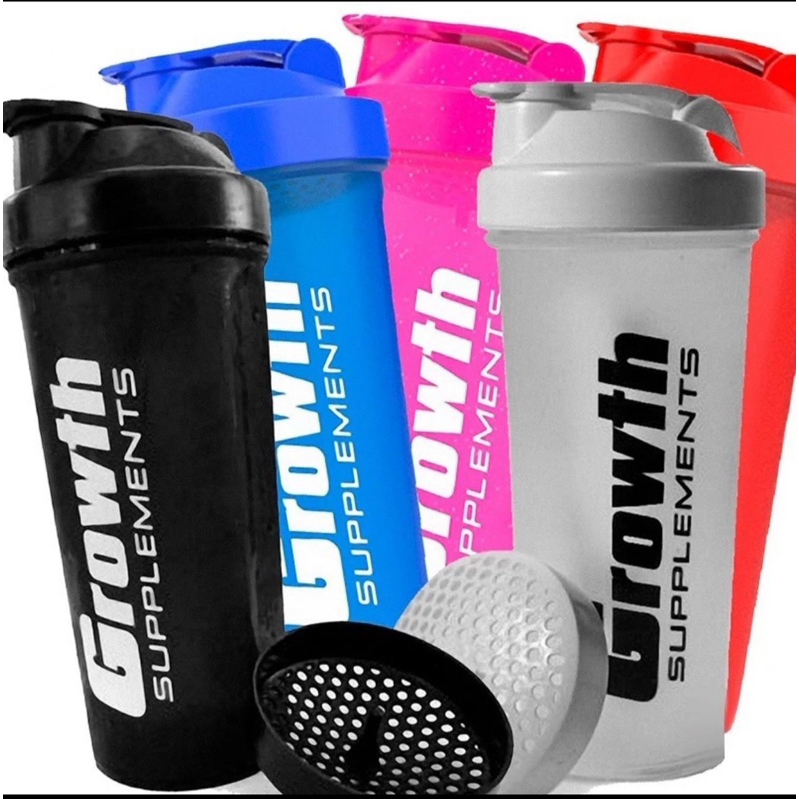 Garrafa Squezze Shaker Coqueteleira 600 ml- Growth Supplements Academia ...
