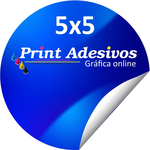 Adesivos personalizados 5x5 redondos ou quadrados VINIL | Shopee Brasil