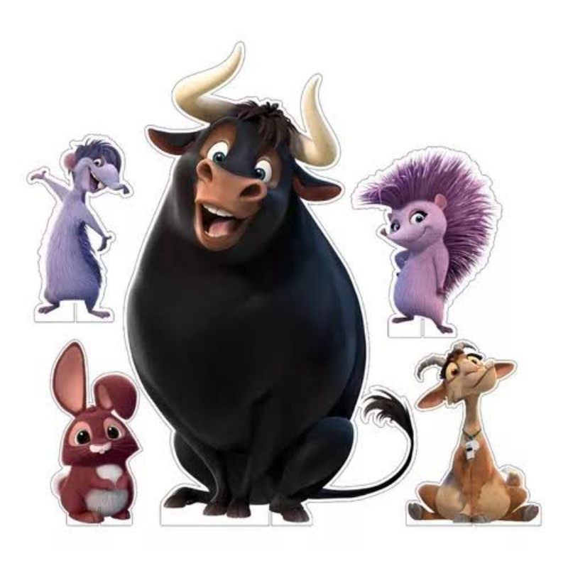 Kit Touro Ferdinando Forminhas, Toppers, Displays e Bandeirola | Shopee ...