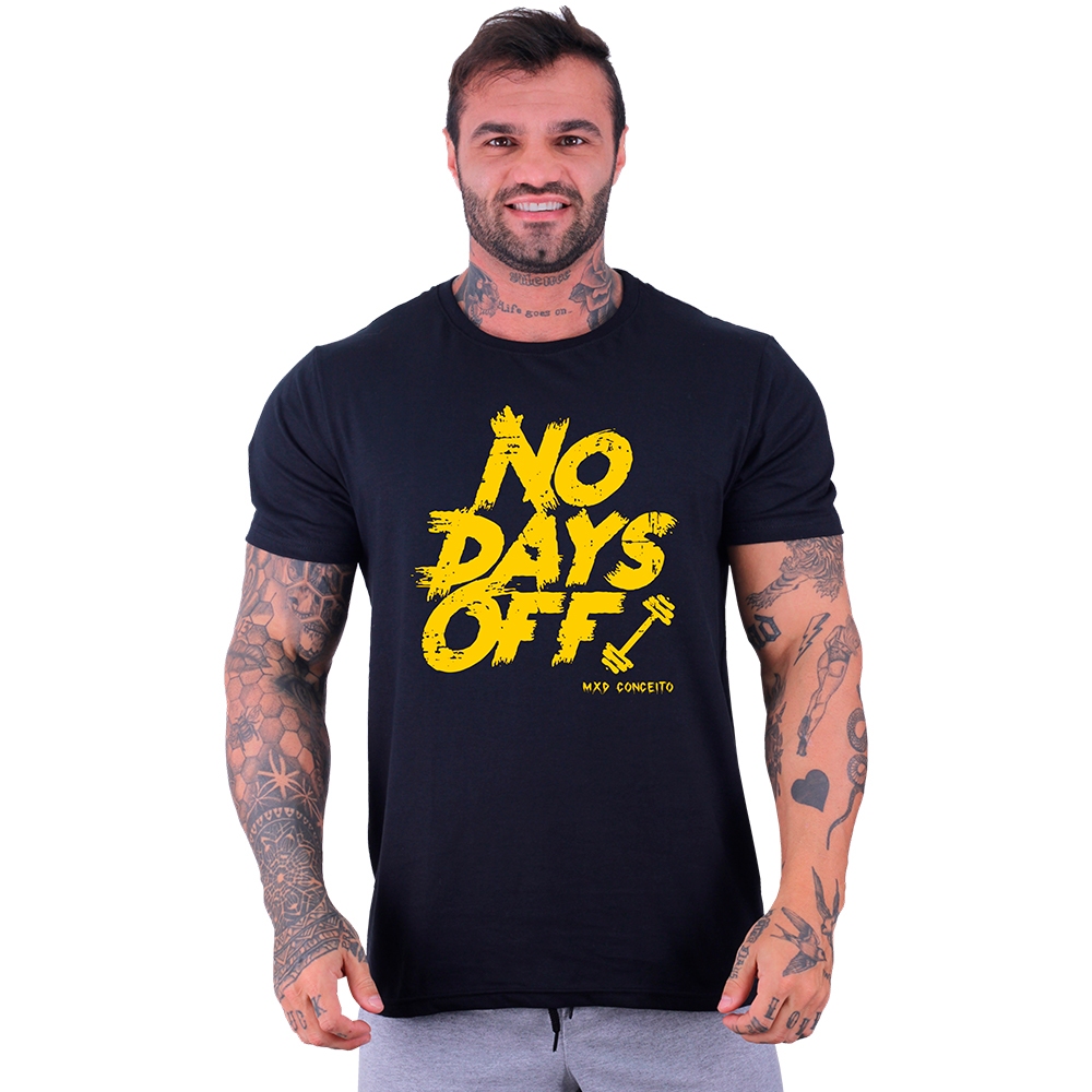 Camiseta Tradicional Masculina MXD Conceito Malha 30.1 Penteada No Days ...
