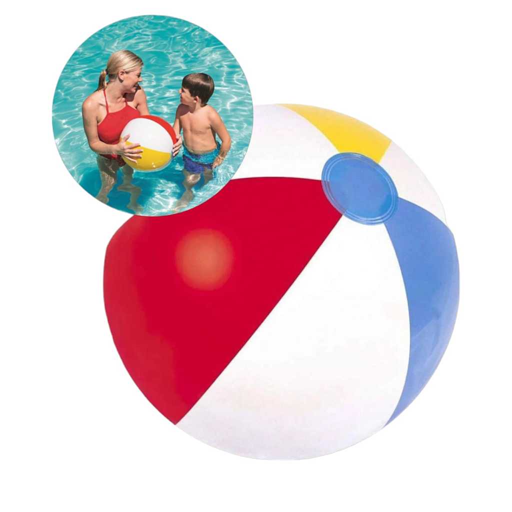 Bola De Praia Pvc Inflável Colorida Bestway 51cm | Shopee Brasil