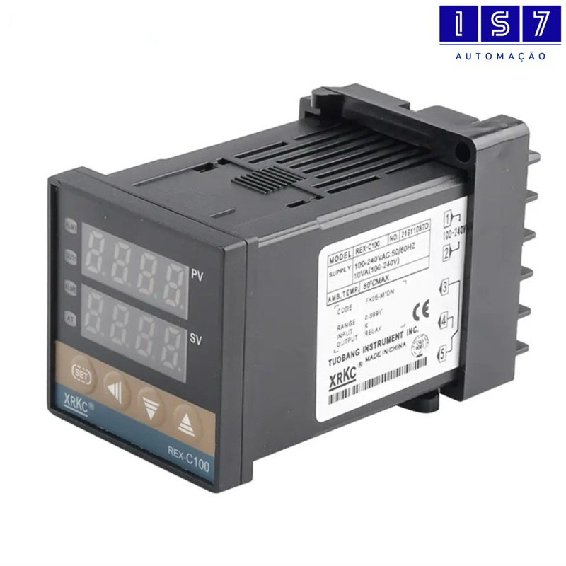 Controlador de Temperatura PID REX-C100 RELAY | Shopee Brasil