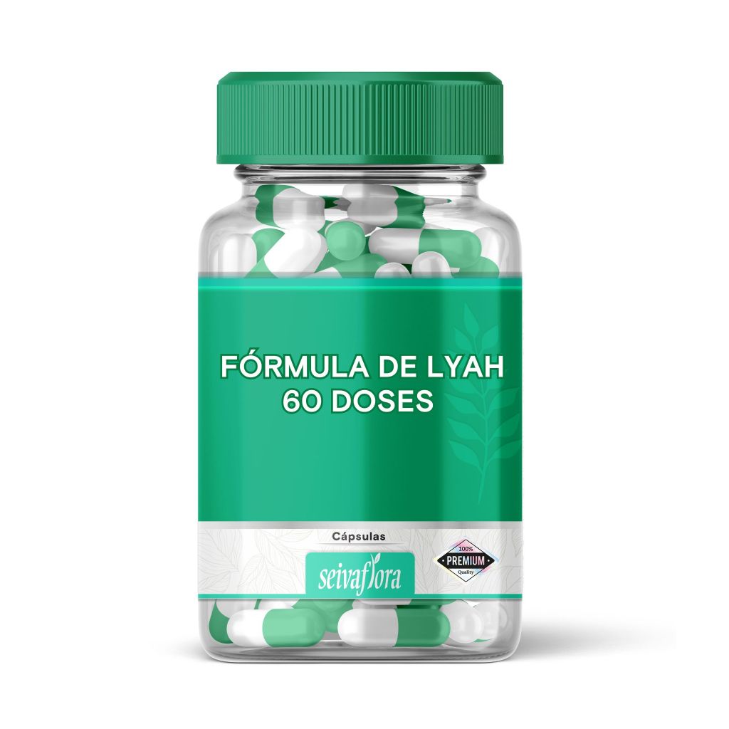 Fórmula de Lyah 60 doses c/120 CAPS Seiva Flora - Aumentar o Apetite ...