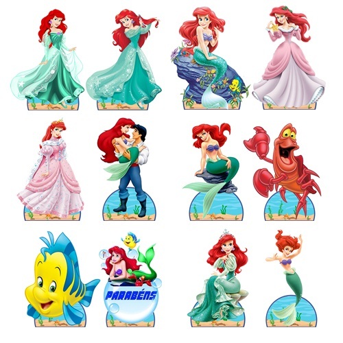 Ariel - Displays de Festa 12x20cm MDF 3mm | Shopee Brasil