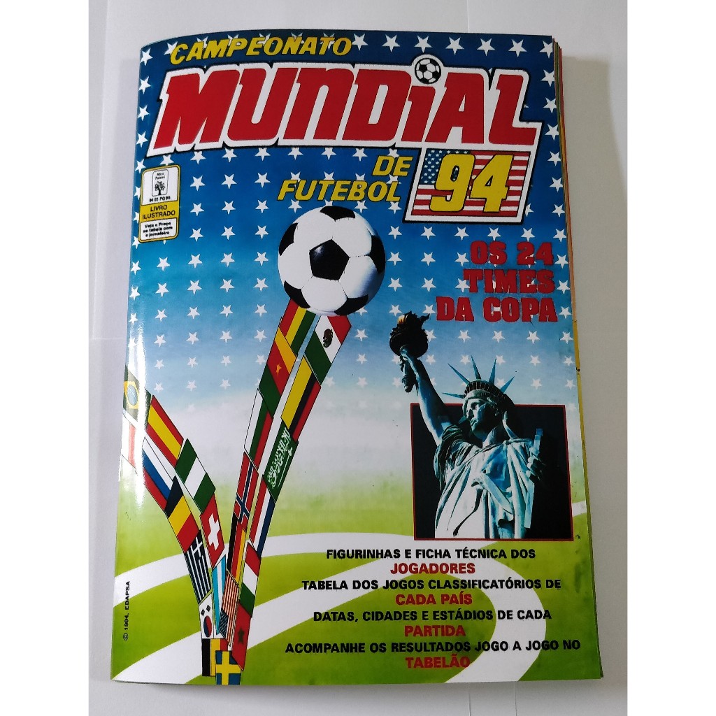 Álbum Da Copa Do Mundo 1994 | Shopee Brasil