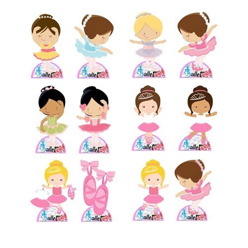 Bailarina - Displays de Festa 12x20cm MDF 3mm | Shopee Brasil