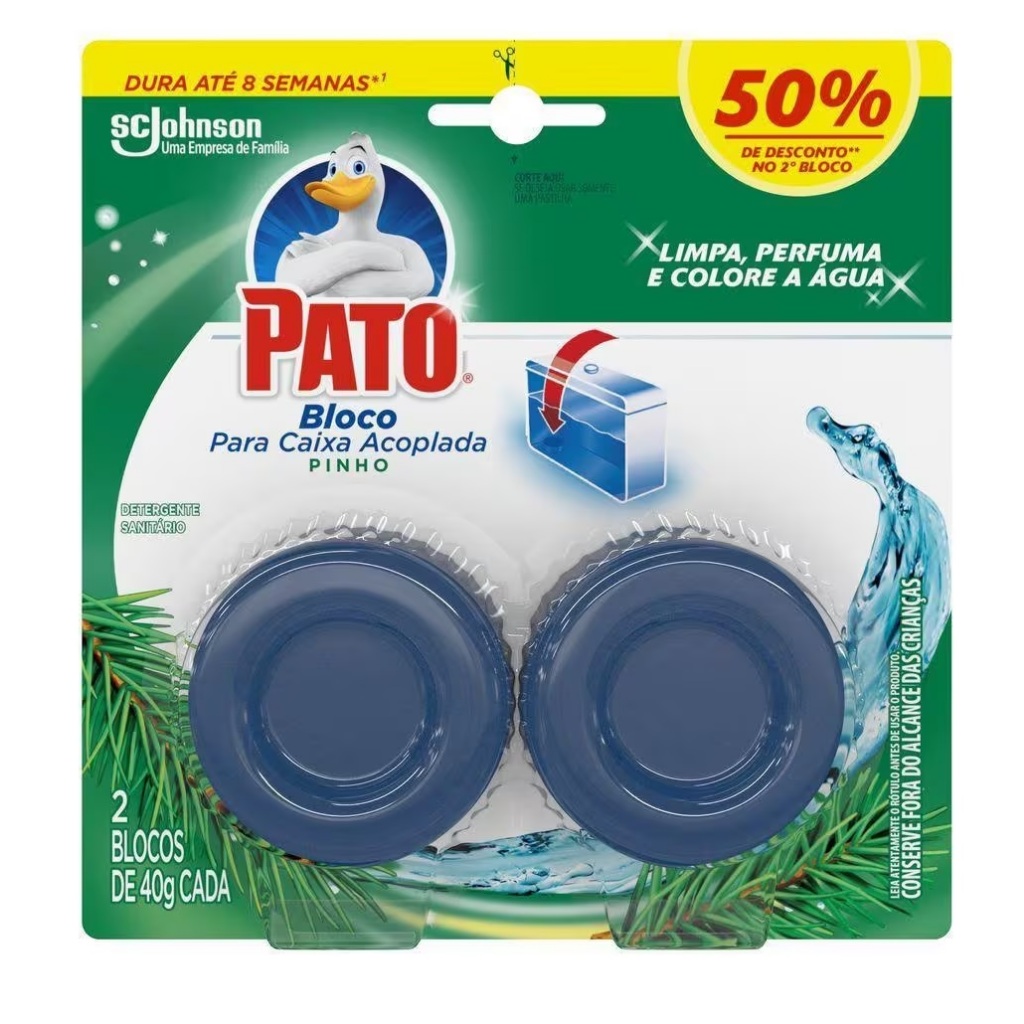 Desodorizador Pato Bloco para Caixa Acoplada - Marine 40g cada | Shopee ...