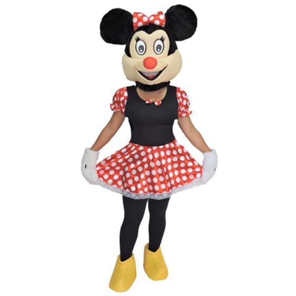 Fantasia Minnie,pelucia,animação,mascote,personagem,disney | Shopee Brasil