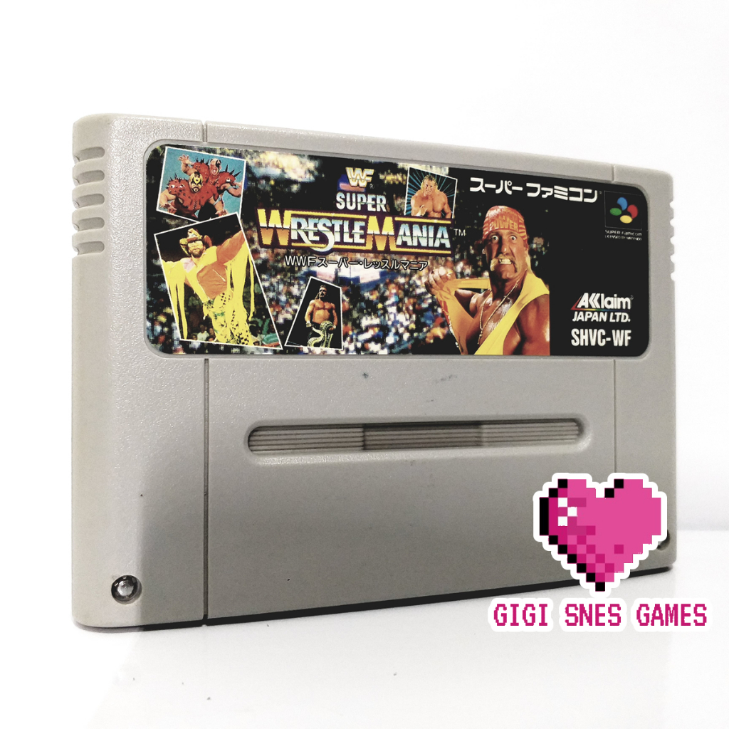 Jogo ORIGINAL WWF Wrestlemania para Super Nintendo ( SNES / SFC ) | Shopee Brasil