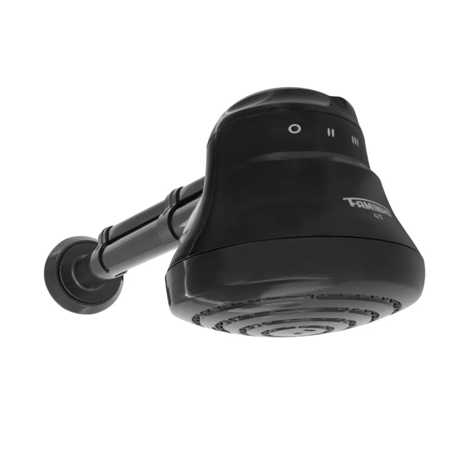 Chuveiro Ducha Faminho Black 4t Quatro Temperaturas Com Cabo E
