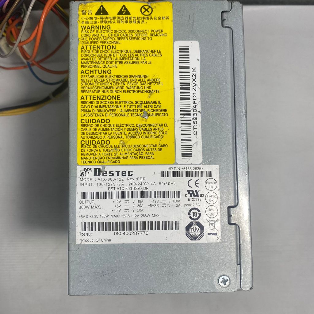 Fonte Real Bestec Modelo: Atx-300-12z 24pinos 300w Sata Atx | Shopee Brasil