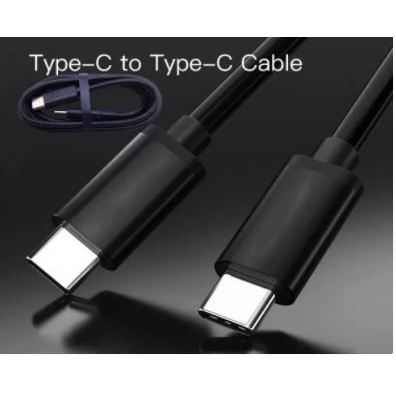 Cabo Carregador Tipo C Para Tipo C 2 Metros Cabo Usb-c Tipo C 2 Lados Cabo Tipo-C dois lados ...