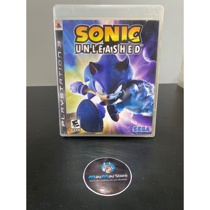 Sonic Unleashed PS3 - Jogos de Playstation Jogo de Aventura Mídia ...