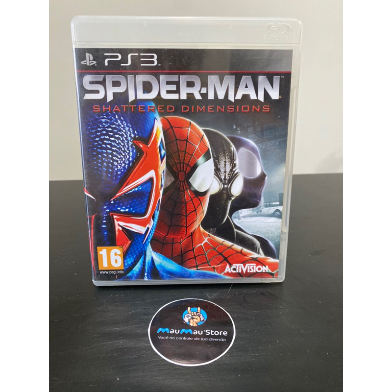 Spider Man Shattered Dimensions PS3 - Mídia Física Original Usado Jogos ...