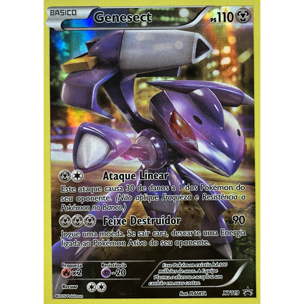 Carta Genesect Promo Coleção XY Pokemon TCG | Shopee Brasil