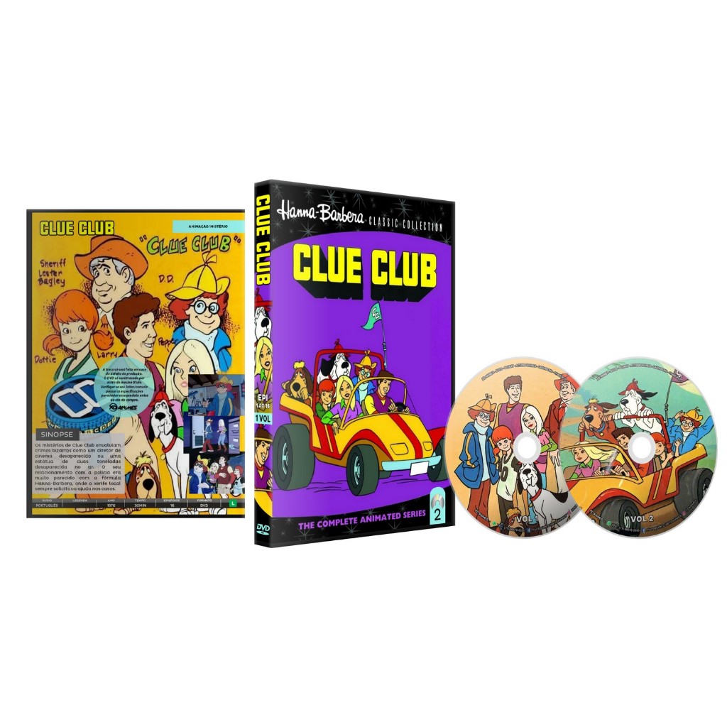 Dvd Clue Club Série Completa Hanna Barbera | Shopee Brasil
