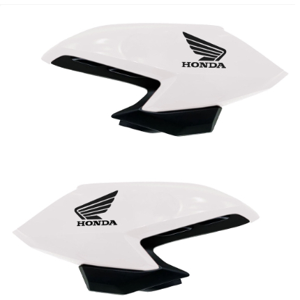Asas aba do tanque, Fan 160 cargo 160 Branca 2022 2023 2024 Honda ...