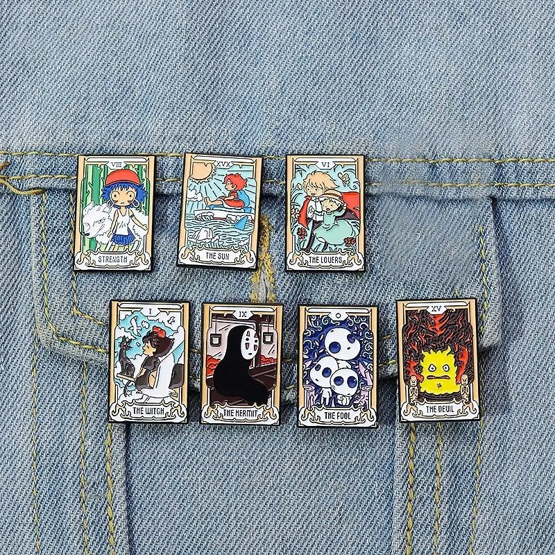 [Anime] Pins - Carta de Tarot Studio Ghibli | Shopee Brasil