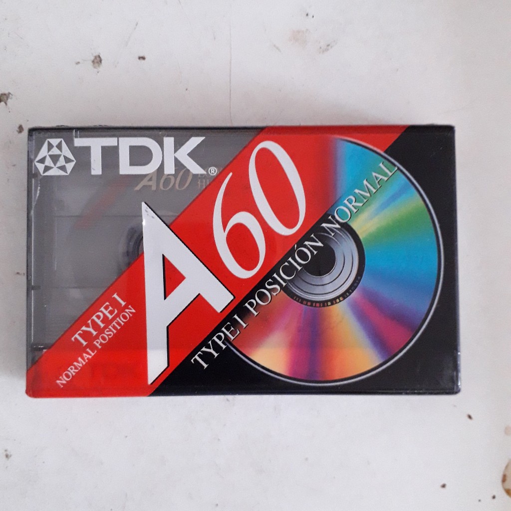 Fita K7 TDK A60 Type I - Virgem - Lacrada | Shopee Brasil