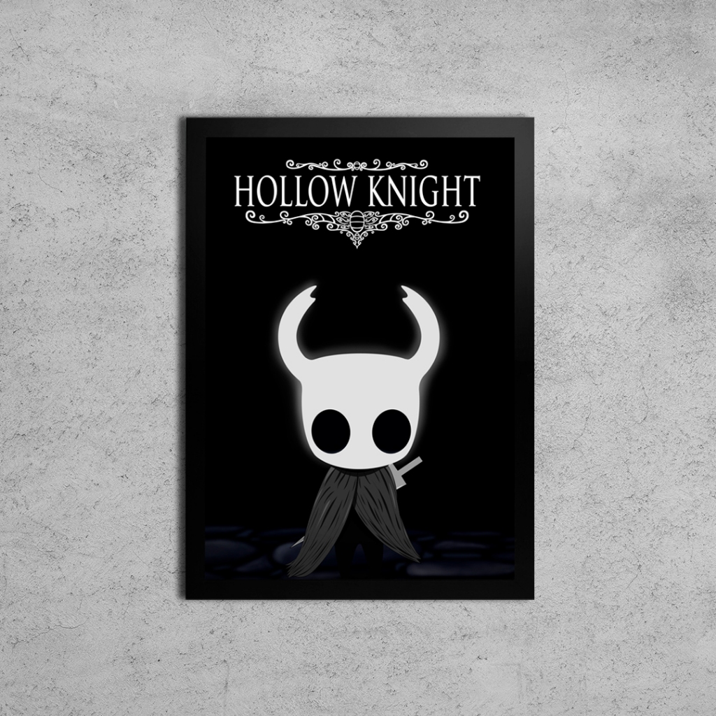 Quadro Gamer Decorativo Hollow Knight Com Moldura 30x40cm Shopee Brasil