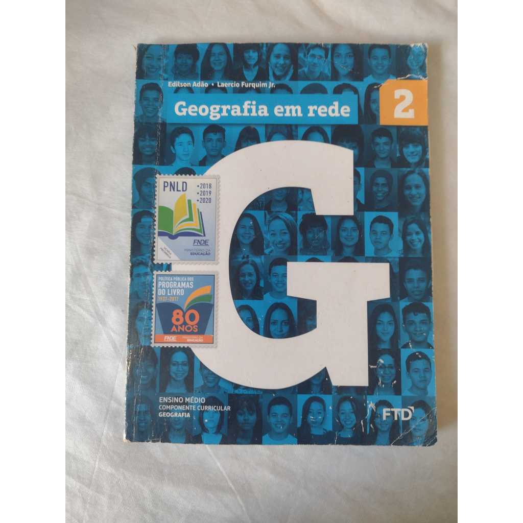 geografia em rede 2 ensino médio Edilson Adão 2ª edição ftd livro do ...