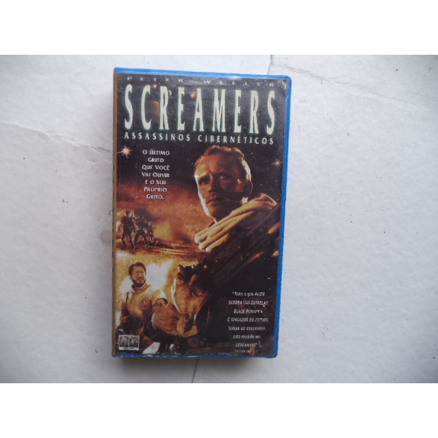 Fita Vhs Screamers Assassinos Ciberneticos Original Legendado | Shopee ...