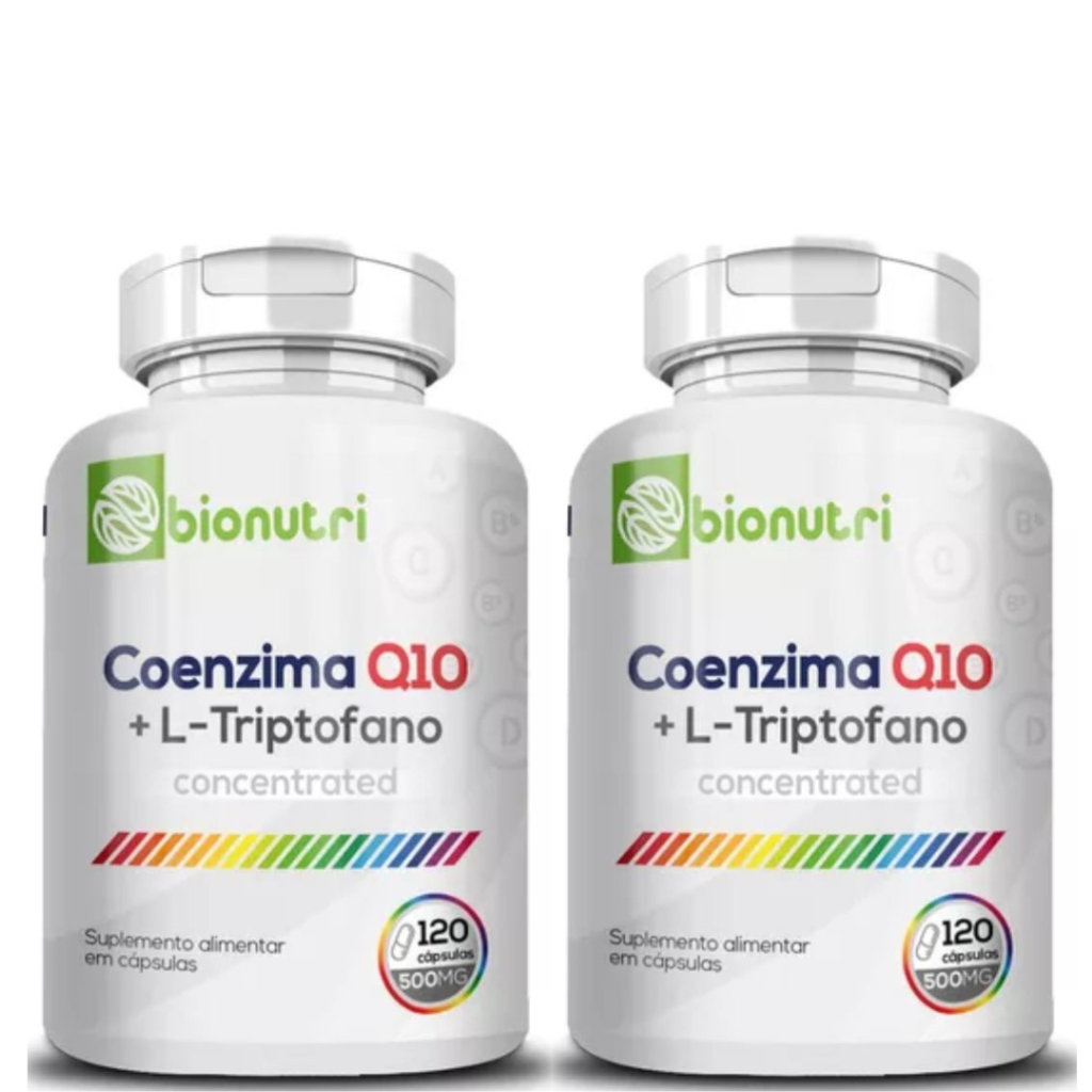 Kit Com 2 Un Coenzima Q10 Ubiquinona 100mg Concentrada 240 Cápsulas ...