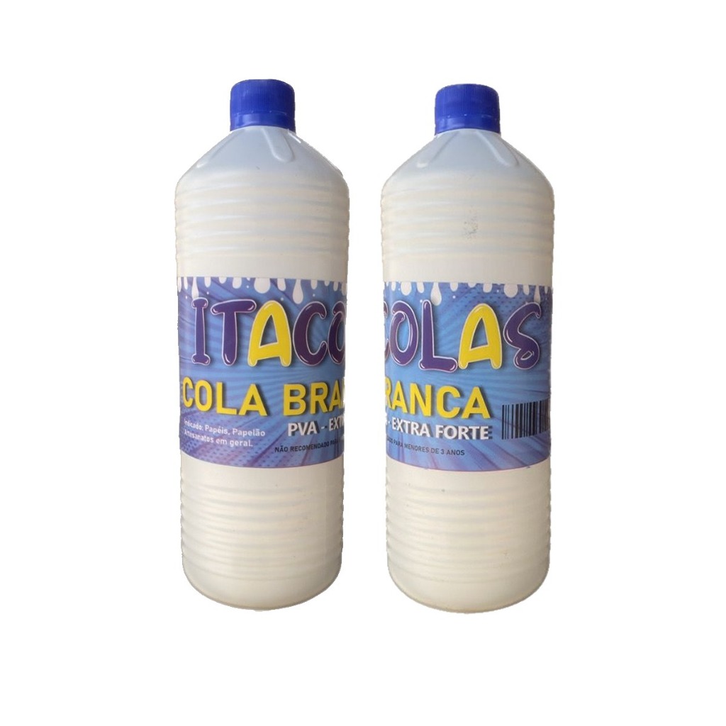 Colas Branca Líquida ITACOLAS Extra Adesivo Pva 2 Kg | Shopee Brasil