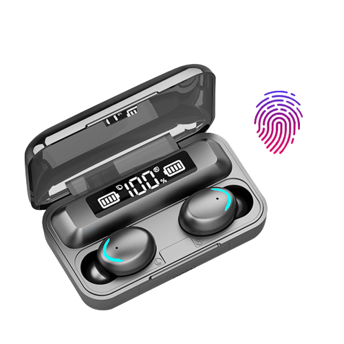 Fone De Ouvido F9 Bluetooth Tws V5 0 Sem Fio Touch Display Shopee Brasil