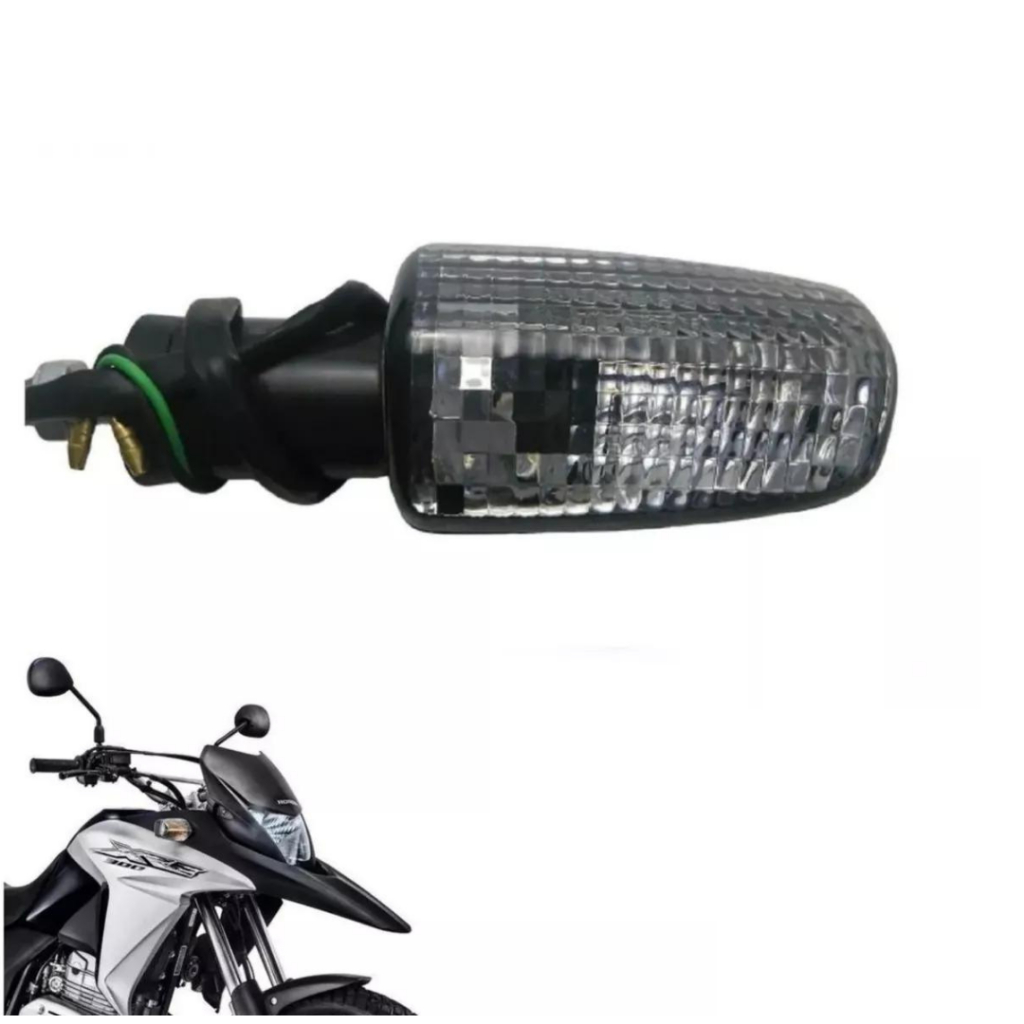 Pisca Seta Cg Titan 150 Xre 300 Cb 300 Cristal Valplas | Shopee Brasil