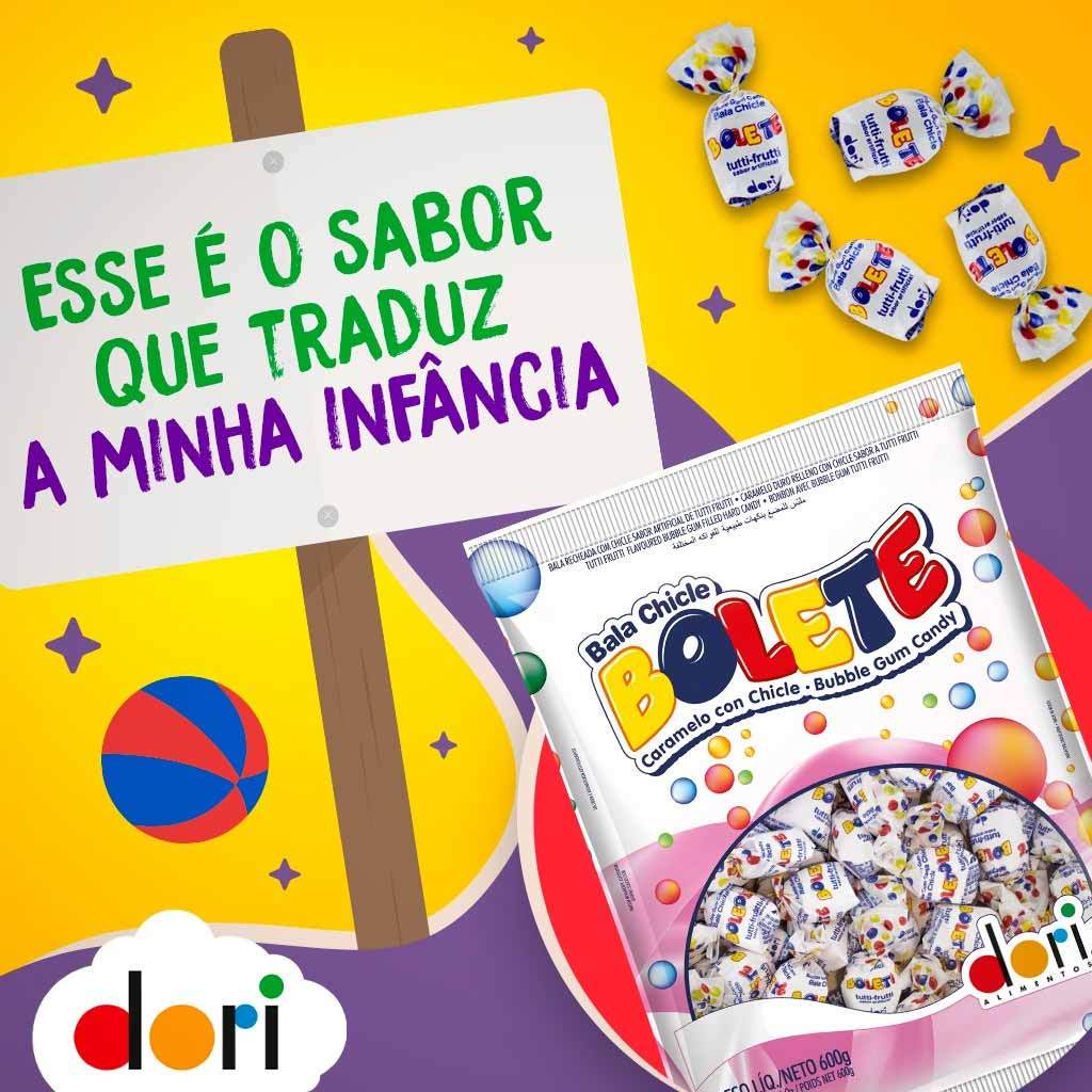 Bala Chiclete Bolete 400g - Dori | Shopee Brasil