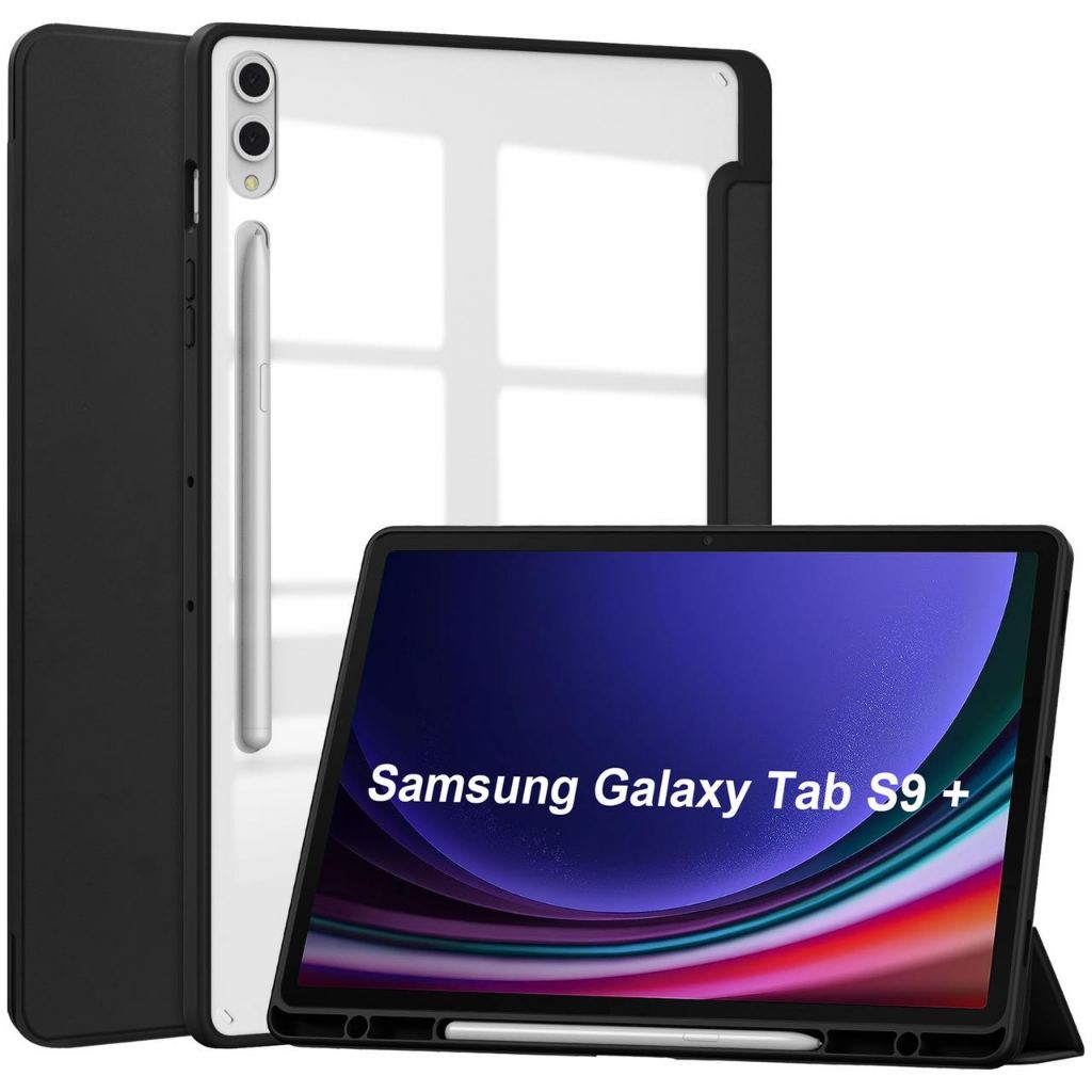 Capa Case Acrílico Para Samsung Galaxy Tab S9 Fe Plus/ S9/S10 Plus/S10 Plus 12,4 Polegadas com ...