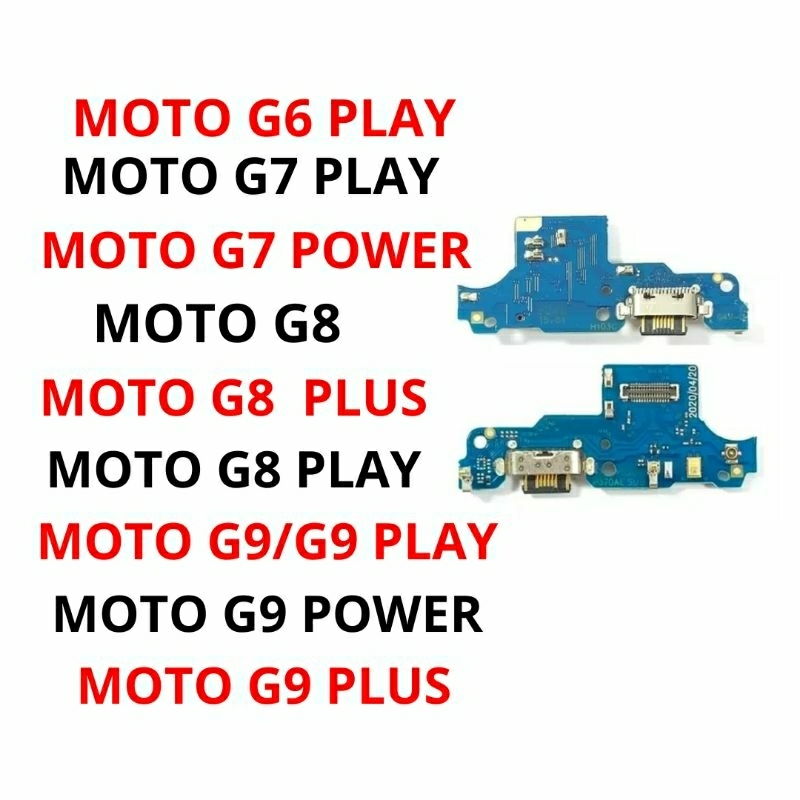 Conector de Carga Modelos Moto G6 Play, G7 Play, G7 Power, G8, G8 Plus, G8 Play, G9/G9 Play, G9 ...