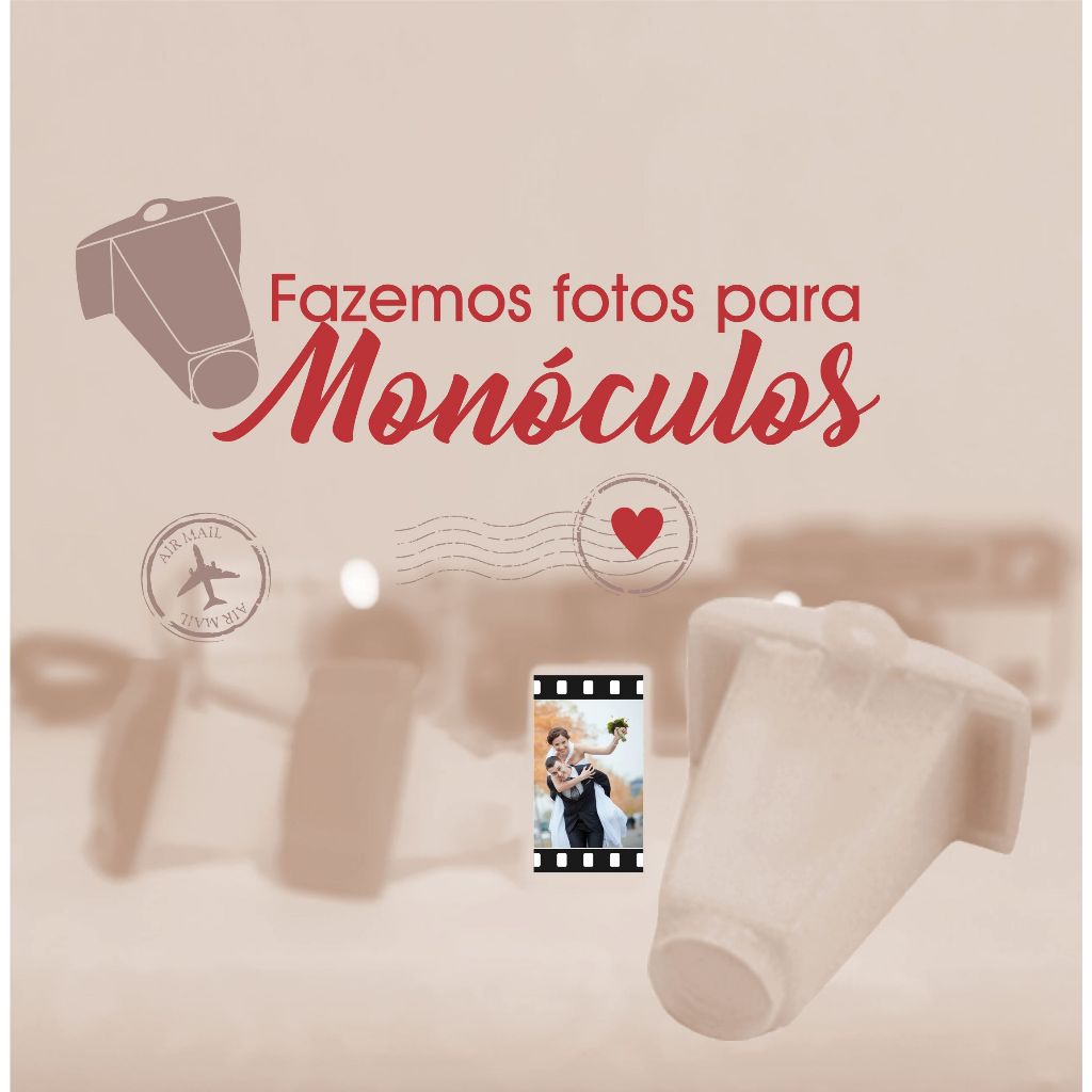 Kit 50 Foto Monoculo Profissional Fotográfico Personalizado Alta ...