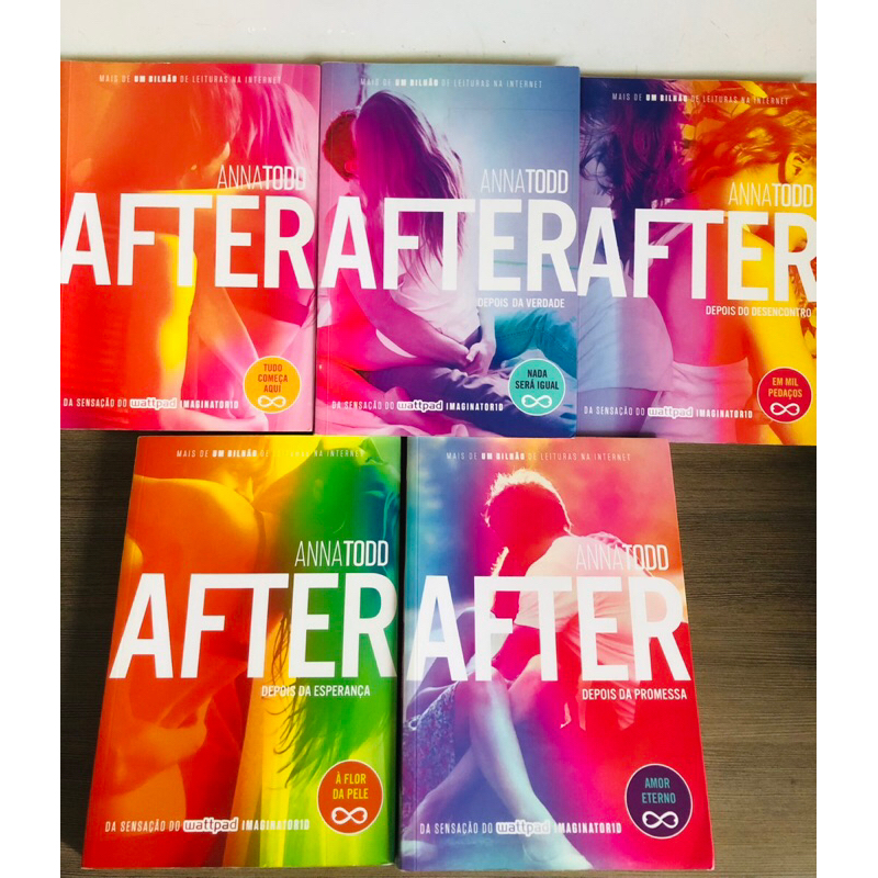 Coleção de Livros After Anna Todd Completa 5 Volumes | Shopee Brasil