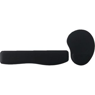 Mouse PadPreto/ Apoio de Teclado Ergônomico Com Aba PRETO/Mouse Pad ...