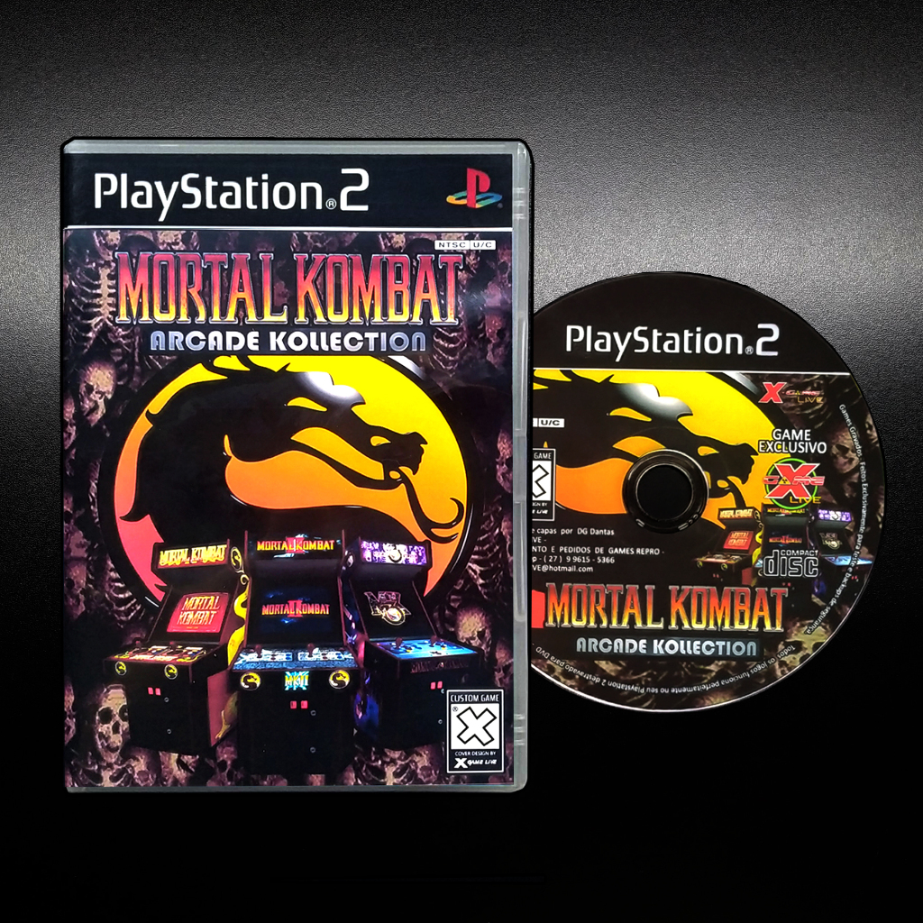 Mk - Mortal Kombat Arcade - 4 in 1 - Repro Ps2 - DVD Patch | Shopee Brasil