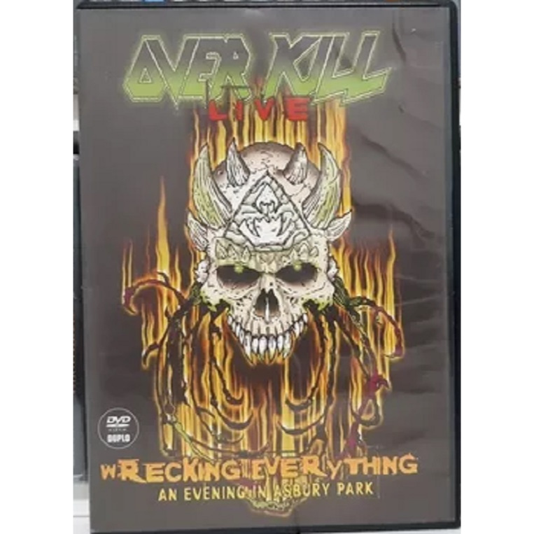 Dvd Overkill Wrecking Everything Live - Original- Semi-novo | Shopee Brasil