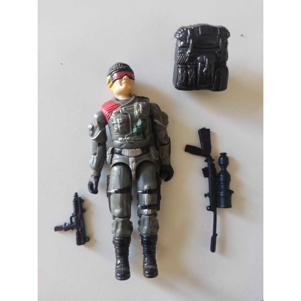 Boneco comandos em ação G.I.Joe Hasbro Franco atirador Noturno completo ...