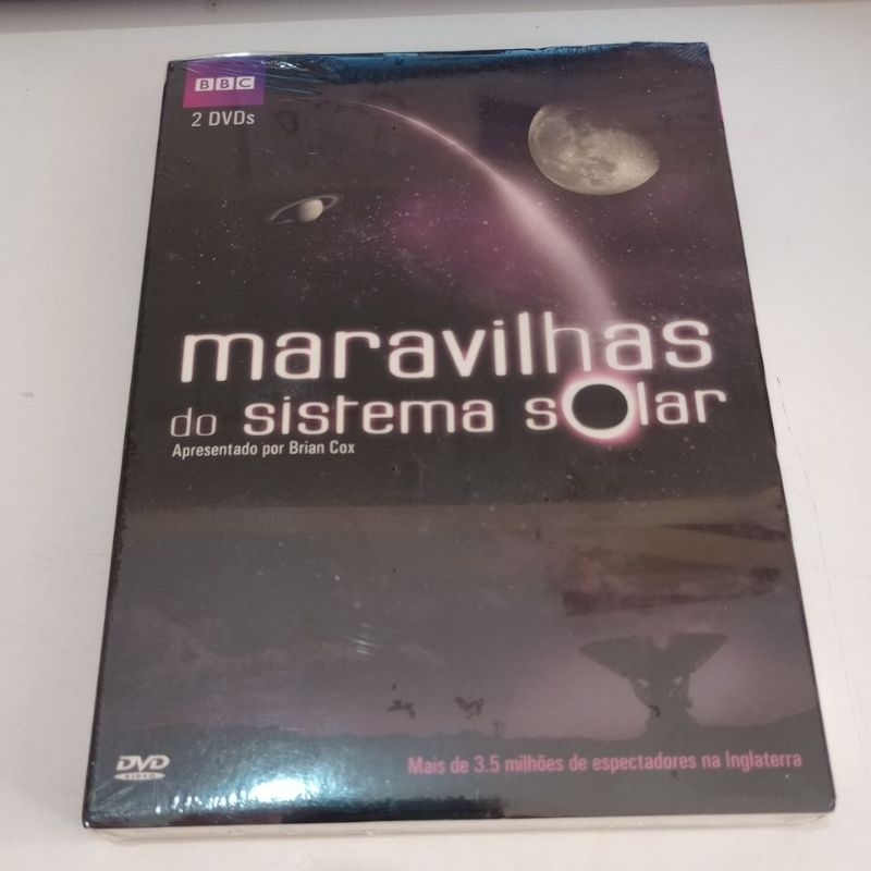 DVD BBC Maravilhas do Sistema Solar apresentado por Brian Cox - 2 dvds ...