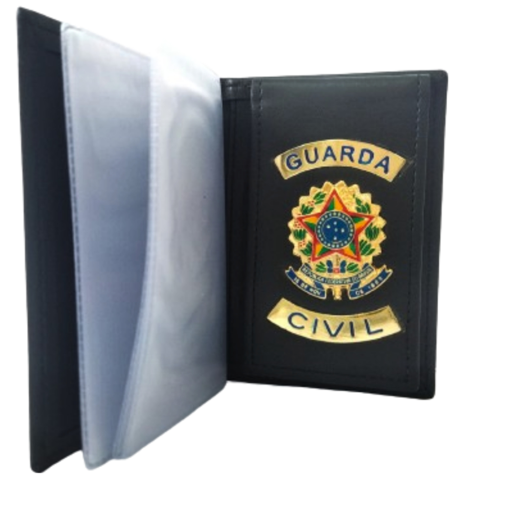 Carteira Porta Funcional para Guarda Civil -Brasão Repulblica | Shopee ...