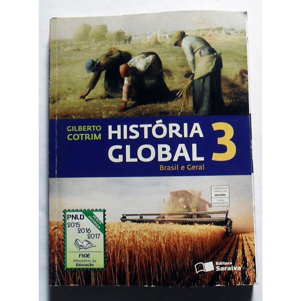 História global 3 gilberto cotrim | Shopee Brasil