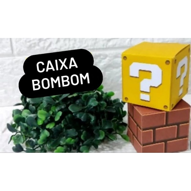 10uni. Lembrancinhas Personalizadas - Caixa Bombom Mário Bros | Shopee ...