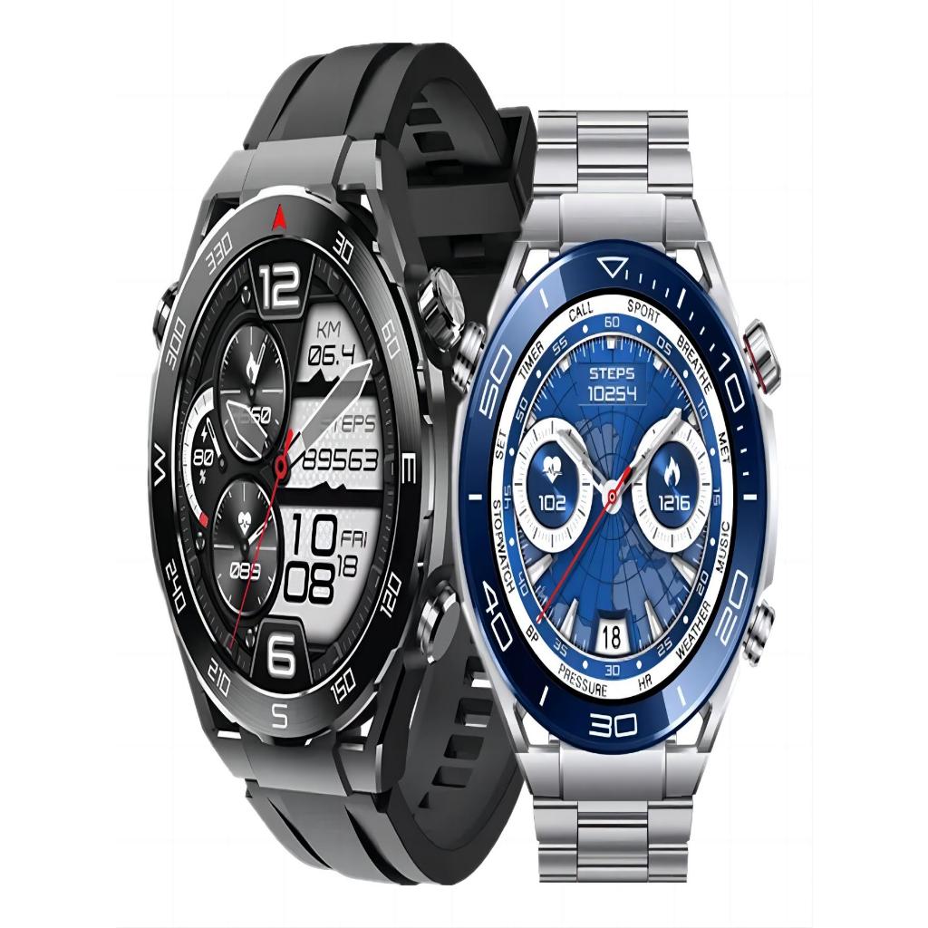 Smartwatch De Luxo Hw5 Max Metal Com 3 Pulseiras Original | Shopee Brasil