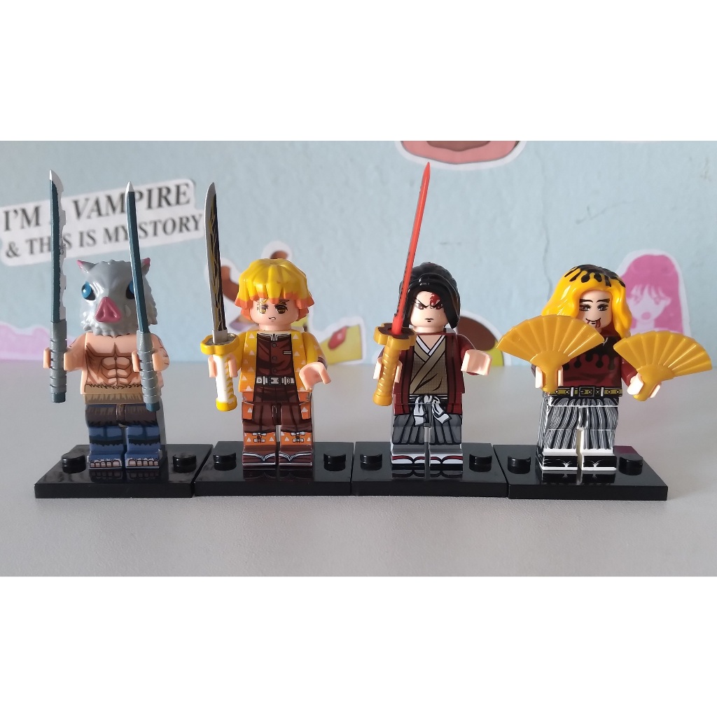 VALOR EM UM BONECO LEGO DEMON SLAYER KIMETSU NO YAIBA INOSUKE ZENITSU ...