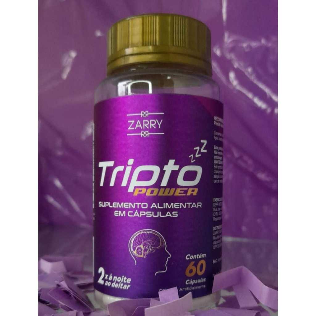 Tripto Power- cápsulas triptofano/melatonina- proporciona um sono de ...